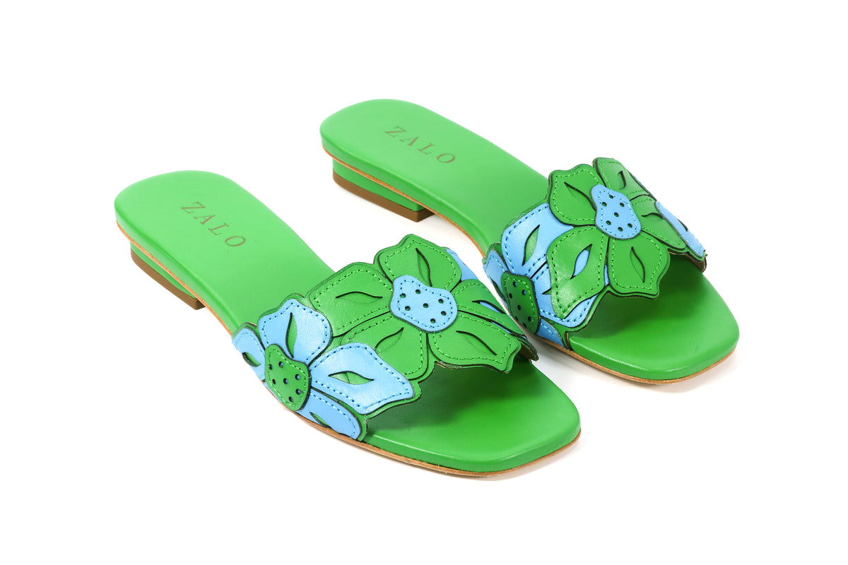 Flora Slide Green – House of Z A L O